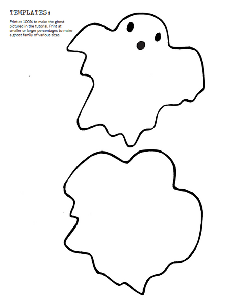 free sewing tutorial: eerie little ghost – kata golda handmade