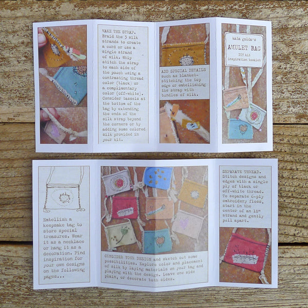 DIY amulet bag kit: 8 color options – kata golda handmade