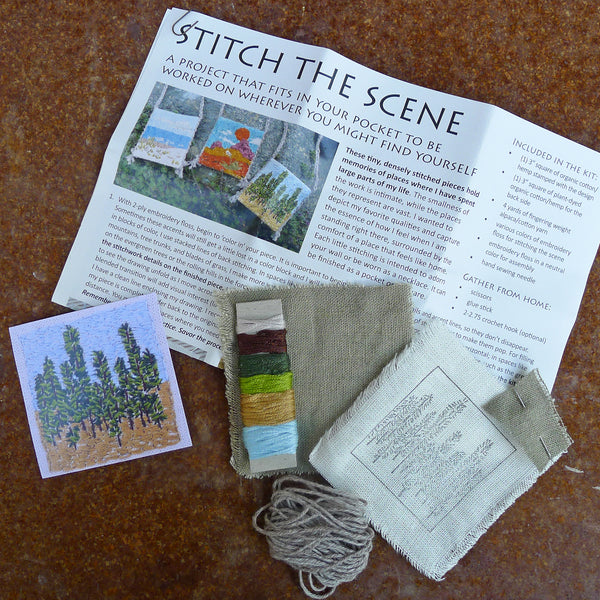 DIY stitch the scene: forest – kata golda handmade