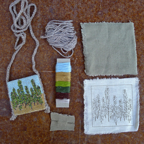 DIY stitch the scene: forest – kata golda handmade