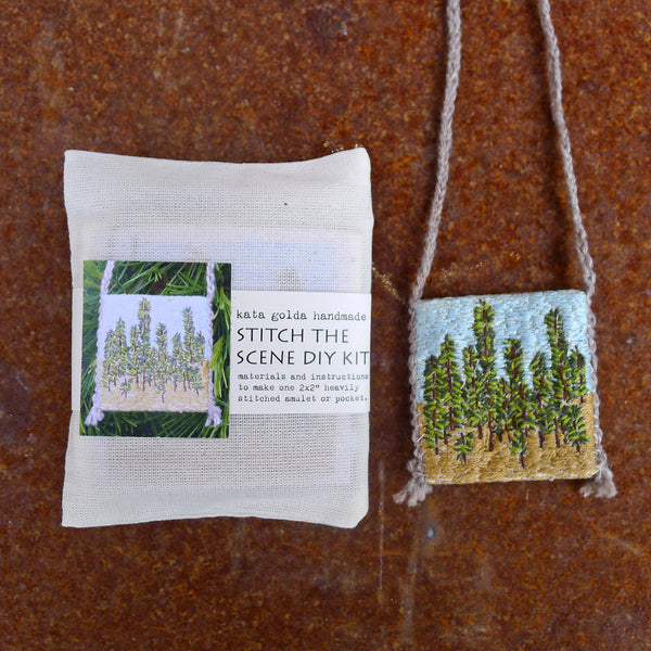 DIY stitch the scene: forest – kata golda handmade