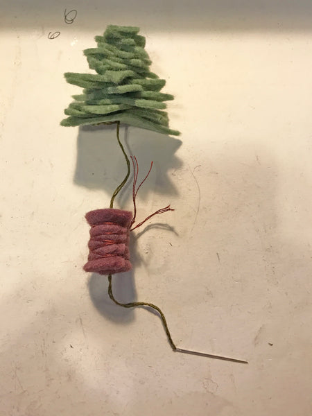 free sewing tutorial: tiny tabletop tree – kata golda handmade